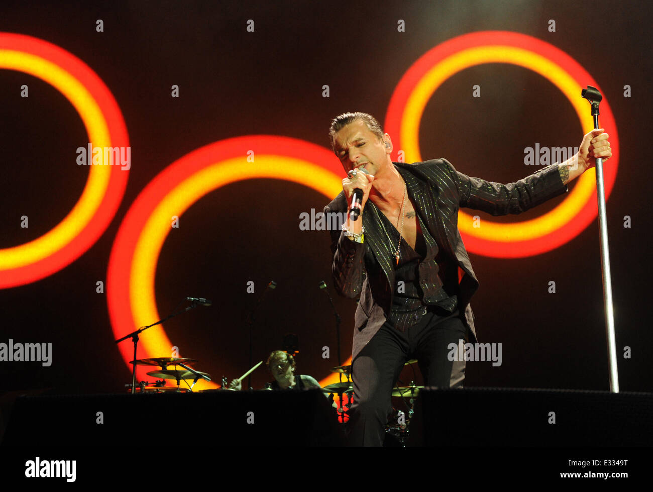 Depeche Mode perform at O2 Arena, Featuring: Depeche Mode Where: London ...