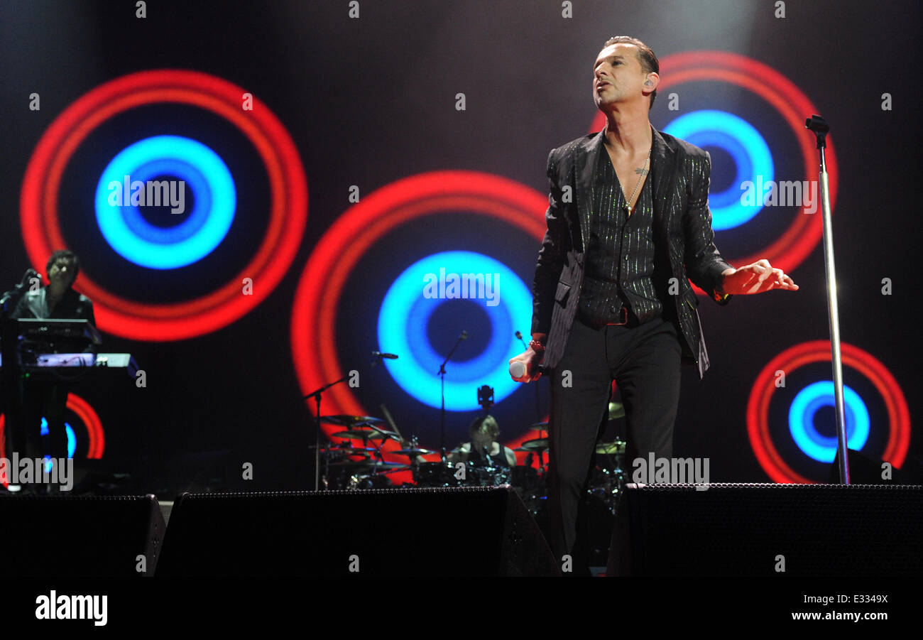 Depeche Mode perform at O2 Arena, Featuring: Depeche Mode Where: London ...