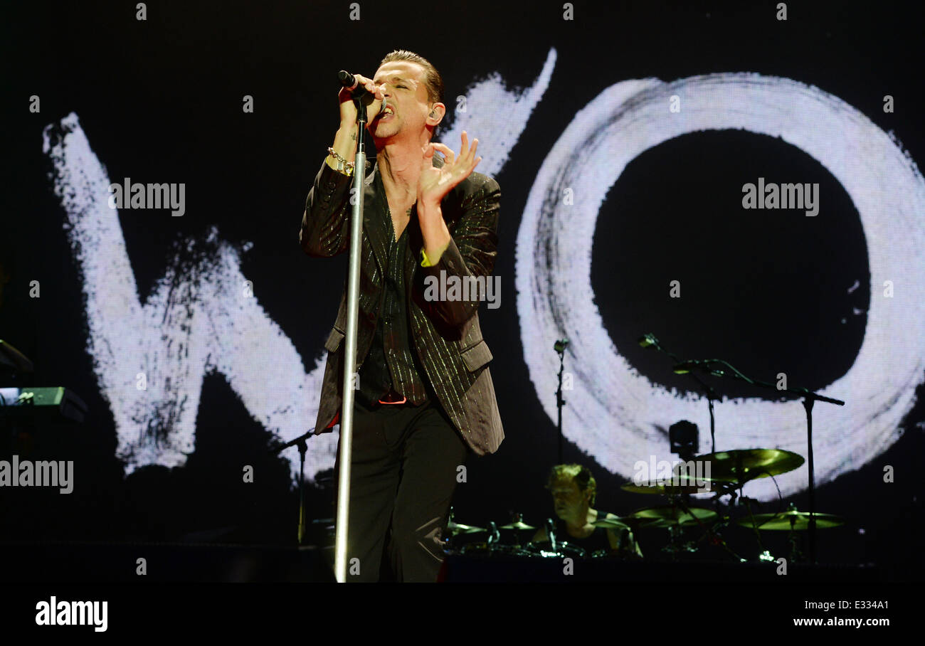 Depeche Mode perform at O2 Arena, Featuring: Depeche Mode Where: London ...