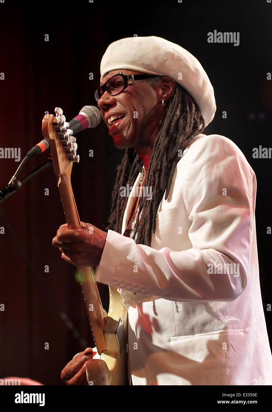 Nile Rodgers and Chic performing in concert at Manchester Ritz ...