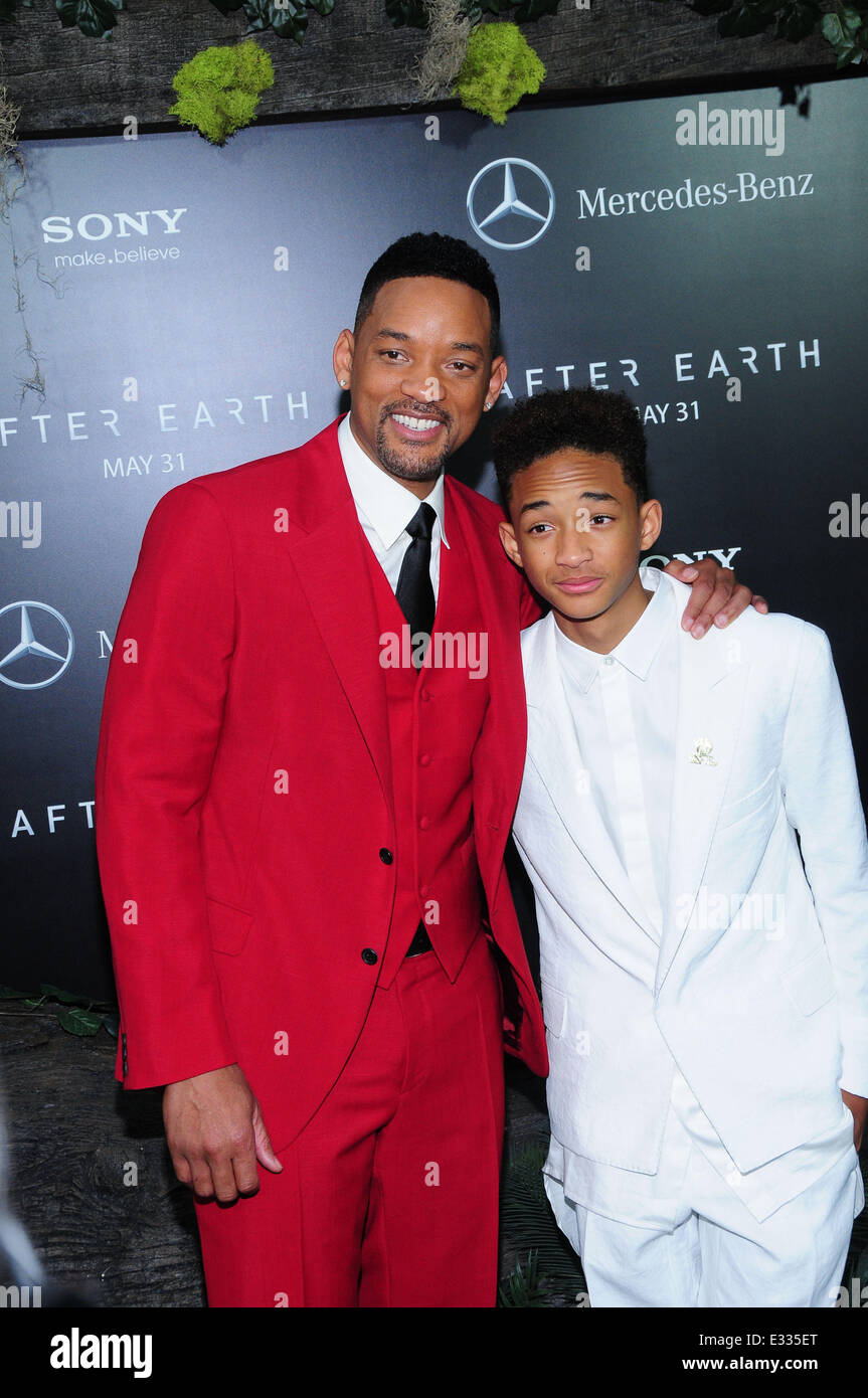 New York premiere of 'After Earth' held at the Ziegfeld Theatre ...