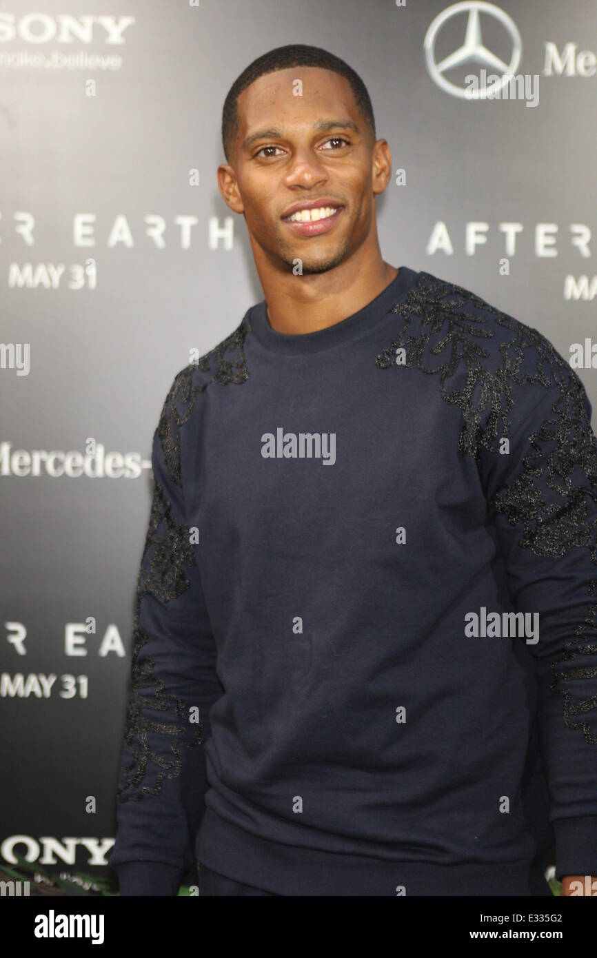 New York premiere of 'After Earth' held at the Ziegfeld Theatre ...