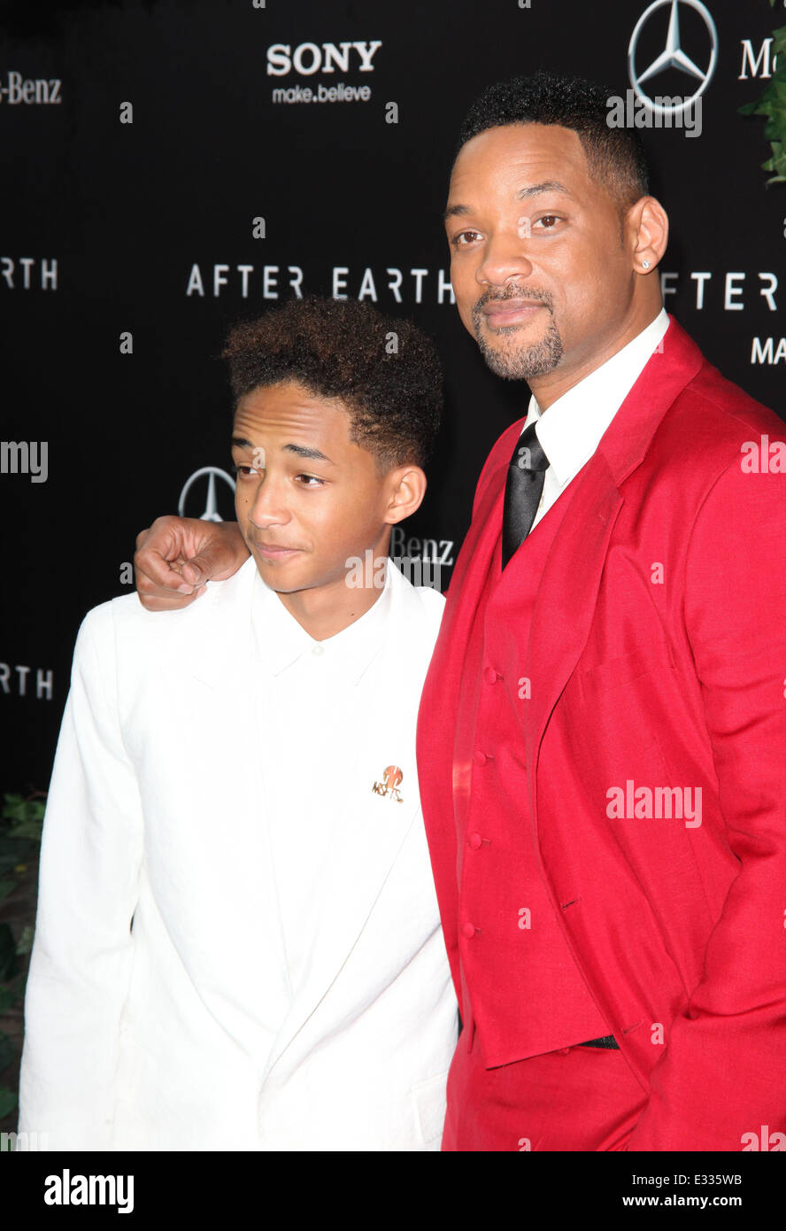 New York premiere of 'After Earth' held at the Ziegfeld Theatre ...