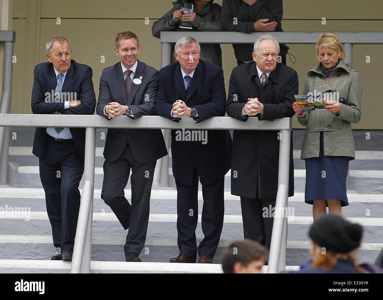 Sir Alex Ferguson watches his horse 'Butterfly McQueen' win at ...