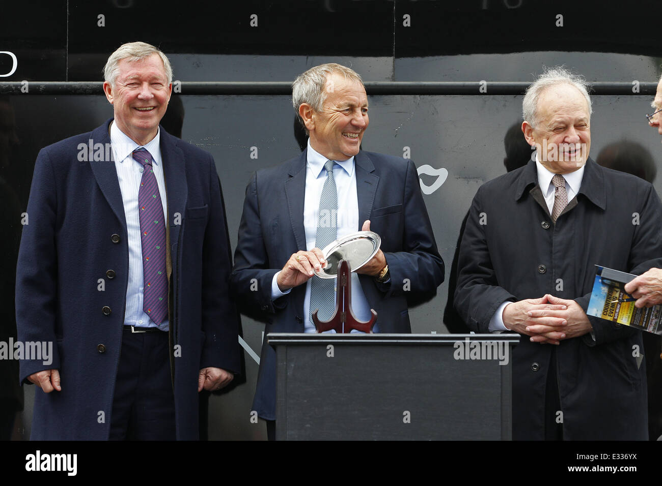 Sir Alex Ferguson watches his horse 'Butterfly McQueen' win at ...