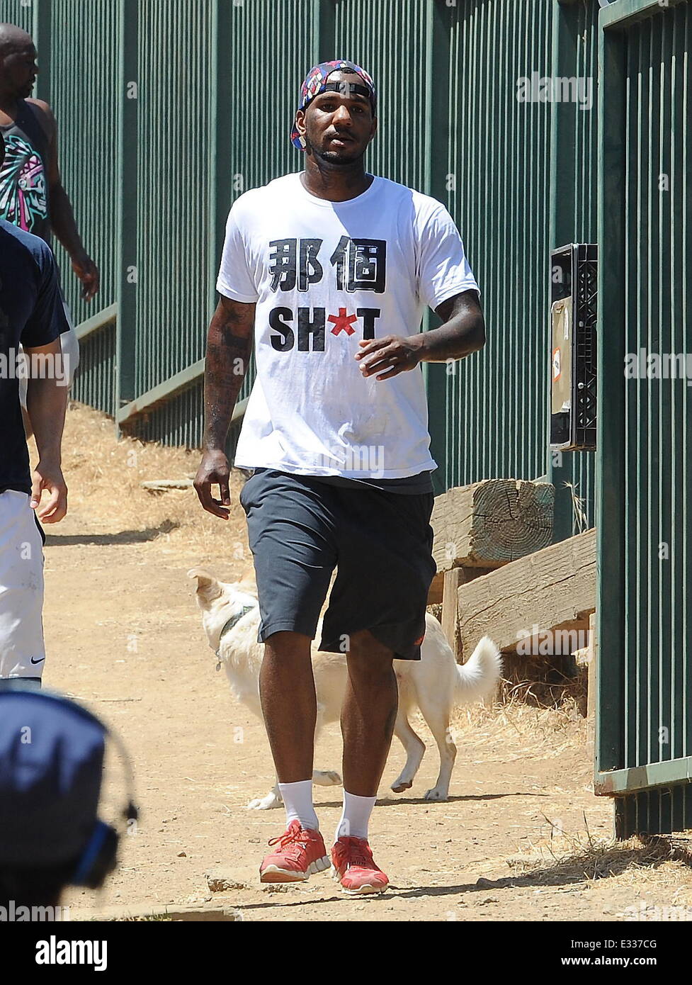 Gangster rapper The Game spotted at Runyon Canyon hiking trail in ...