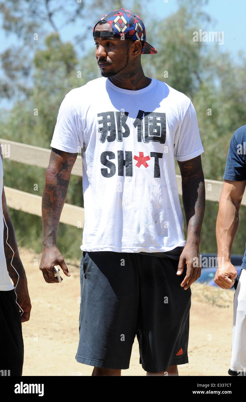 Gangster rapper The Game spotted at Runyon Canyon hiking trail in ...