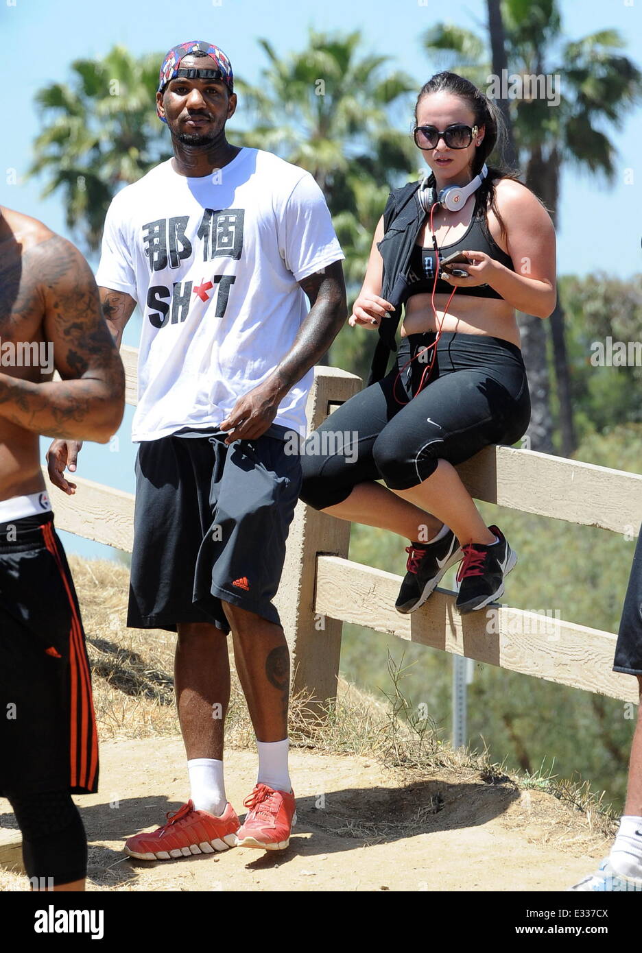 Gangster rapper The Game spotted at Runyon Canyon hiking trail in ...
