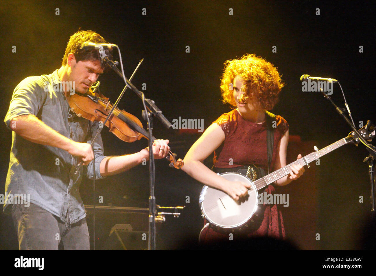 Seth Lakeman with brother Sean in concert at The Brook Featuring: Seth ...