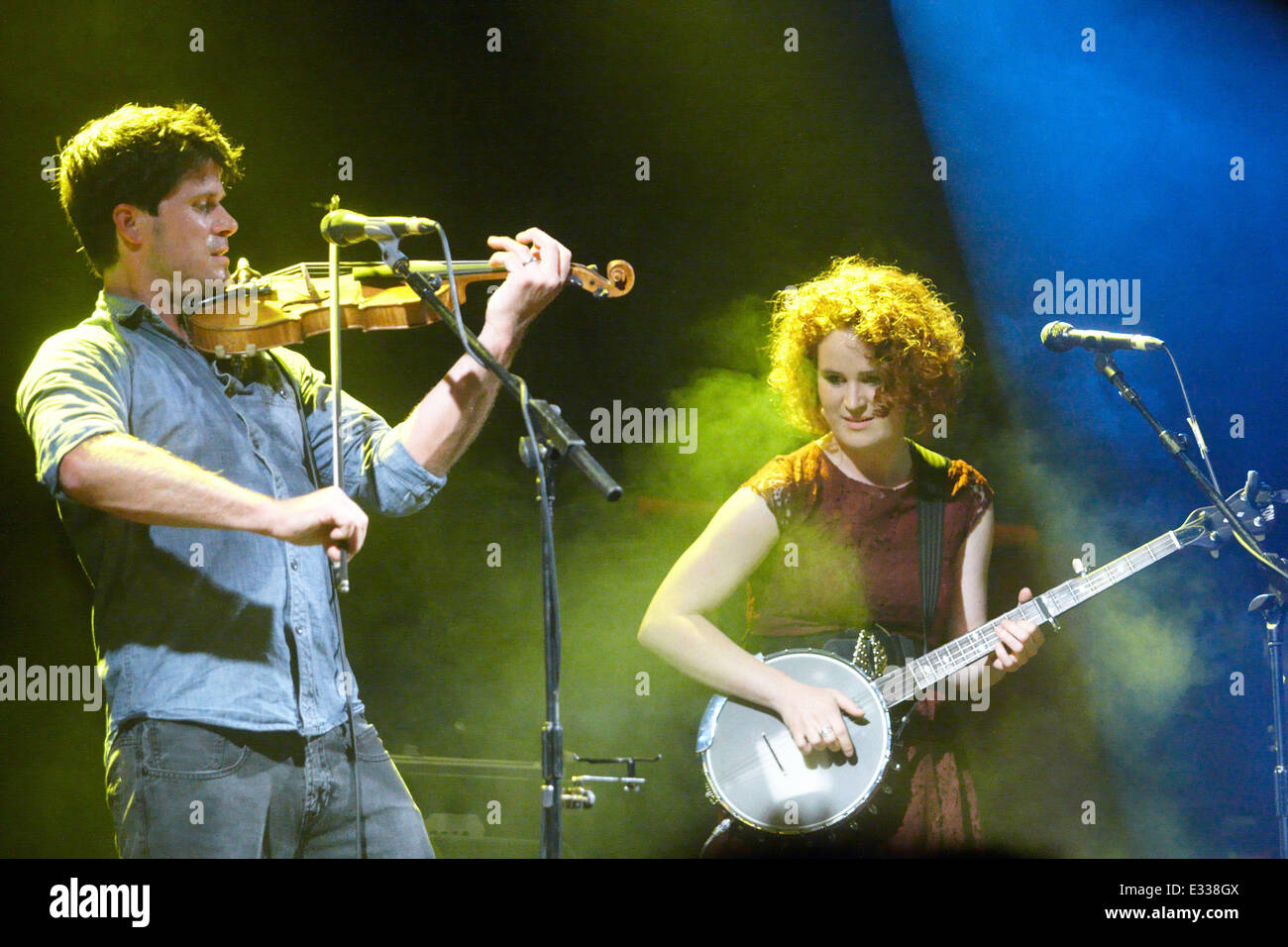 Seth Lakeman with brother Sean in concert at The Brook Featuring: Seth ...