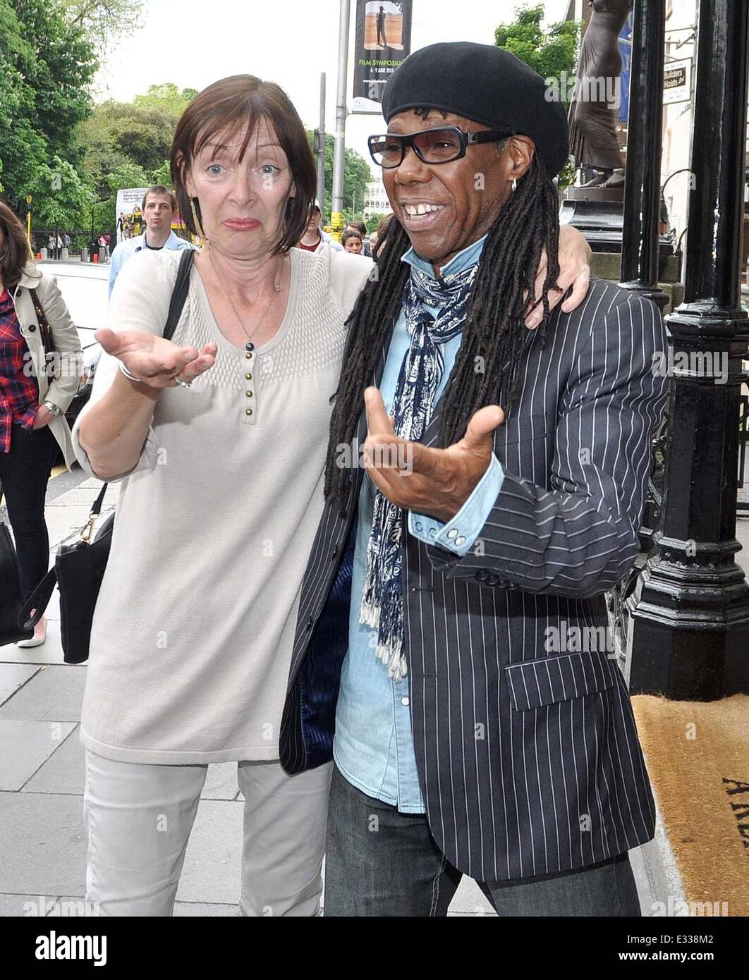 Celebrities out and about in Dublin. As he left his hotel, 'Chic ...