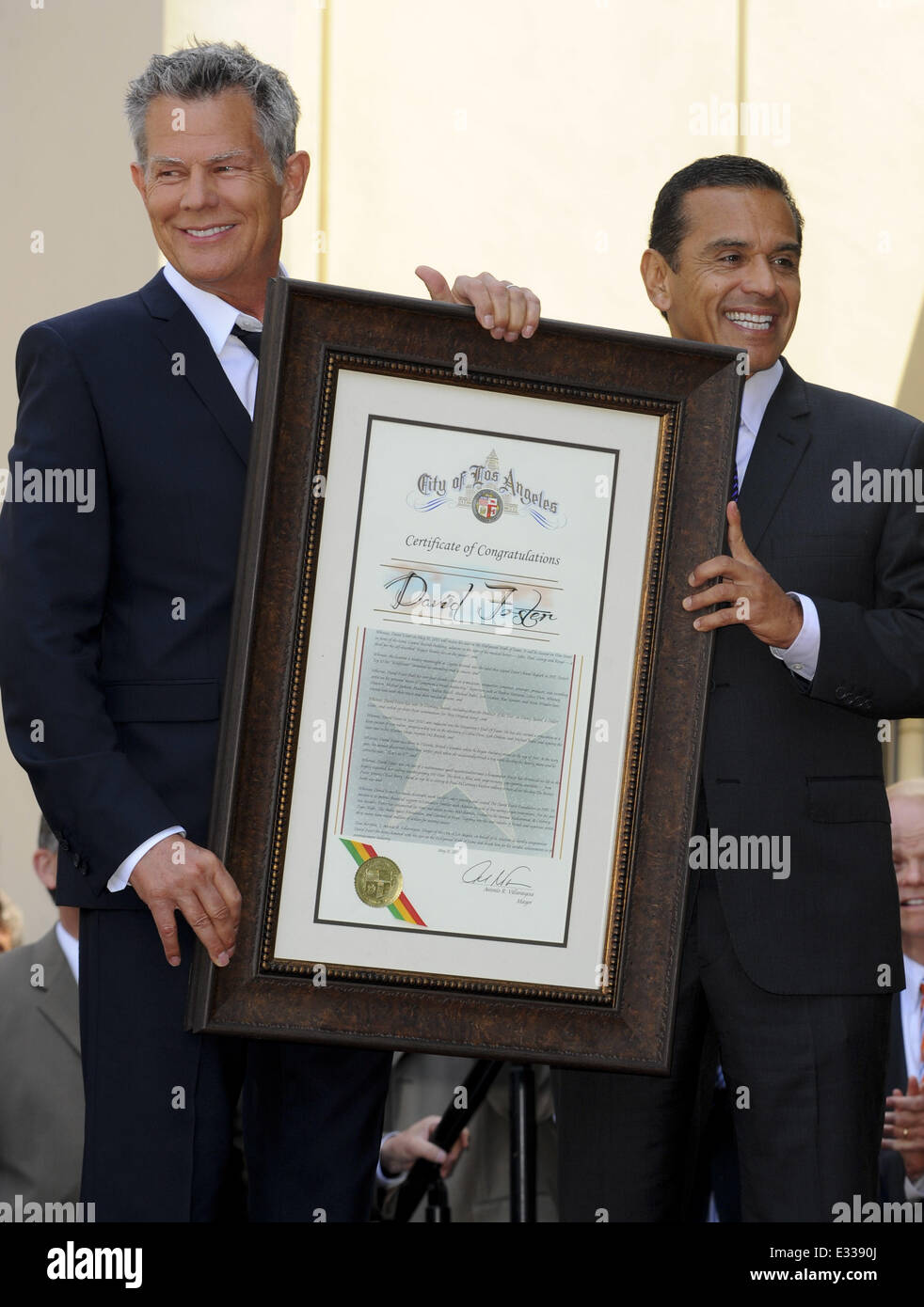 David Foster is honoured with a star on the Hollywood Walk of Fame on ...