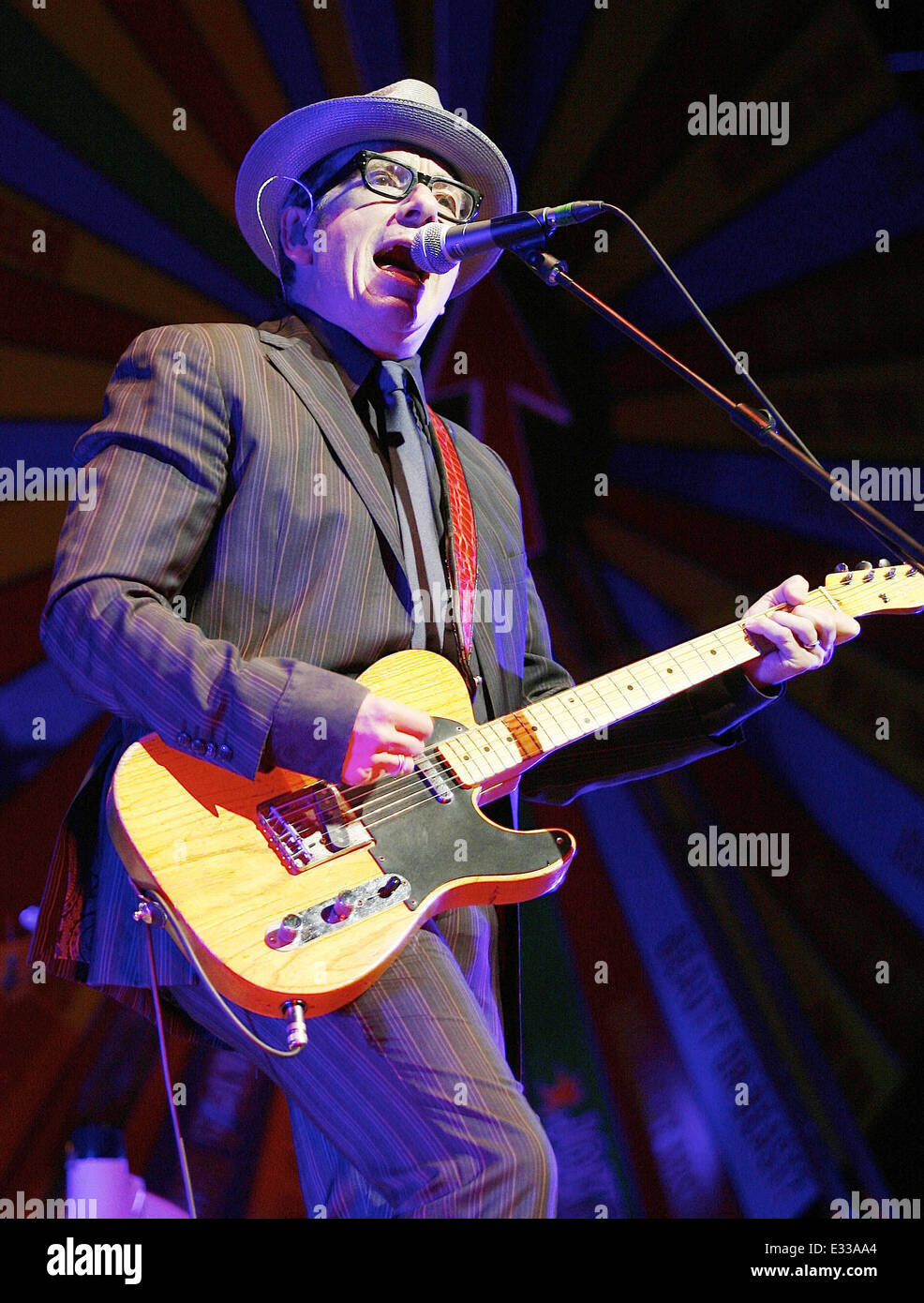 Elvis Costello performing at the Symphony Hall Featuring: Elvis ...