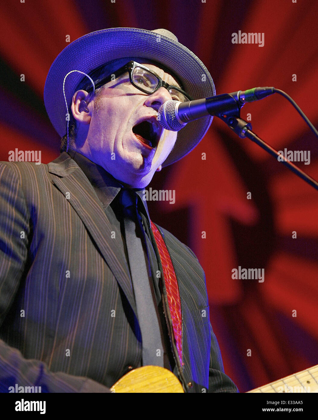 Elvis Costello performing at the Symphony Hall Featuring: Elvis ...