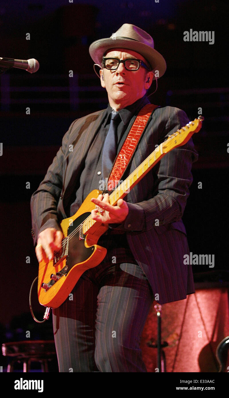 Elvis Costello performing at the Symphony Hall Featuring: Elvis ...