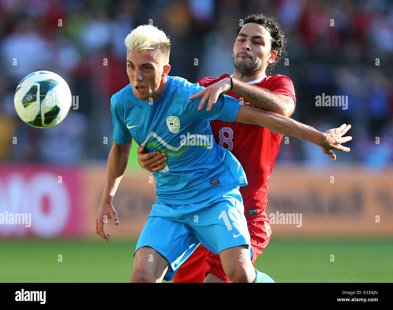 Turkey vs. Slovenia friendly match at Bielefelder Alm Featuring: Kevin ...