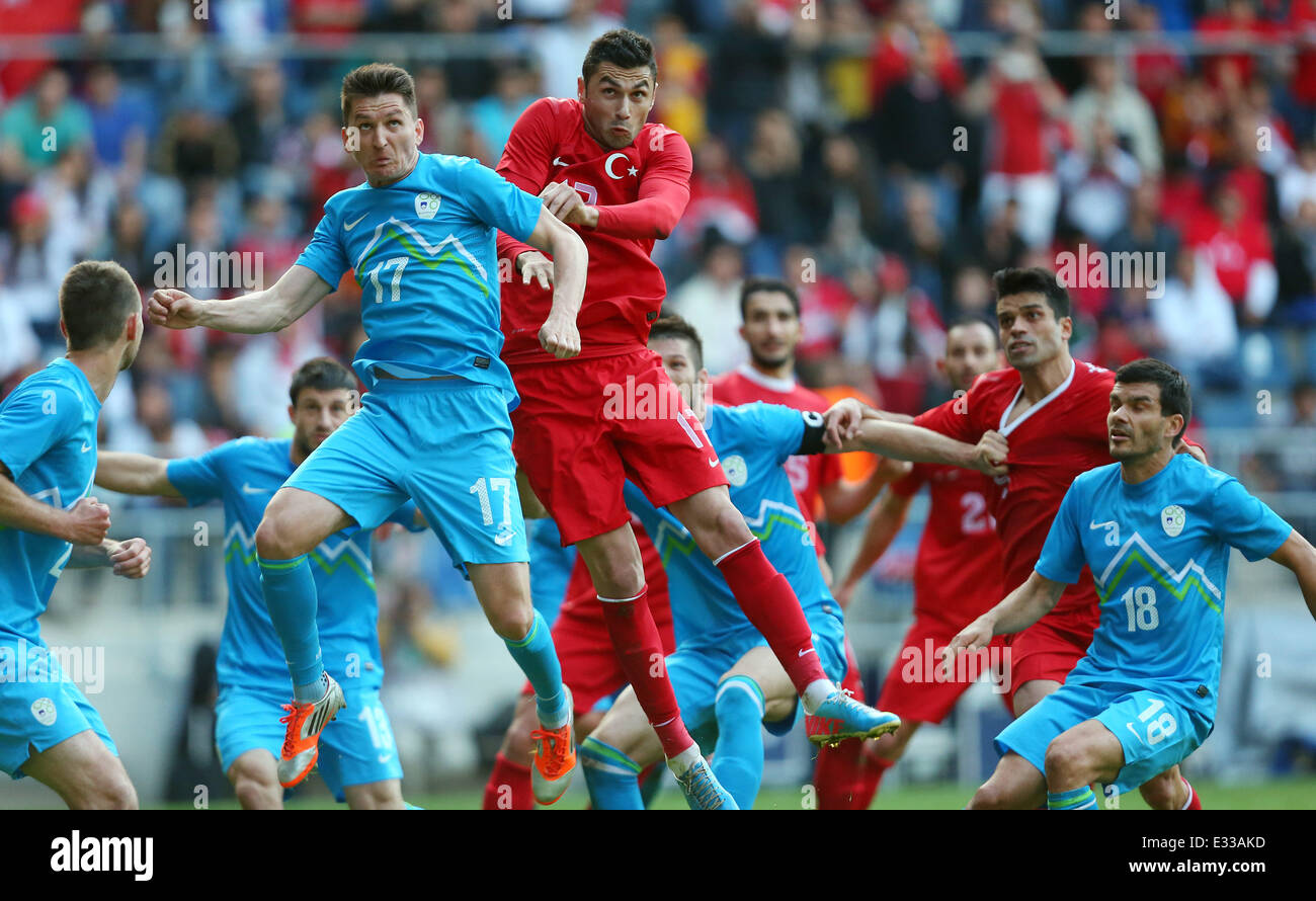 Turkey vs. Slovenia friendly match at Bielefelder Alm Featuring: Burak ...