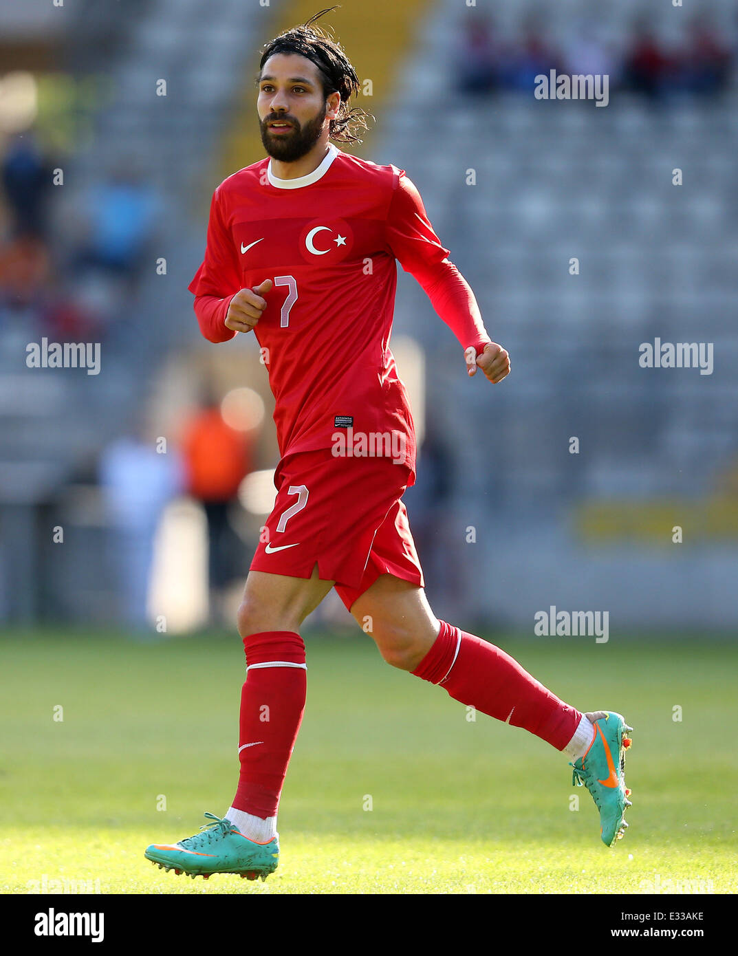 Turkey vs. Slovenia friendly match at Bielefelder Alm Featuring: Olcay ...