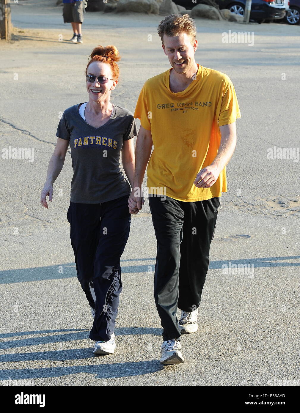 Comedian Kathy Griffin enjoys a romantic stroll with boyfriend Randy ...