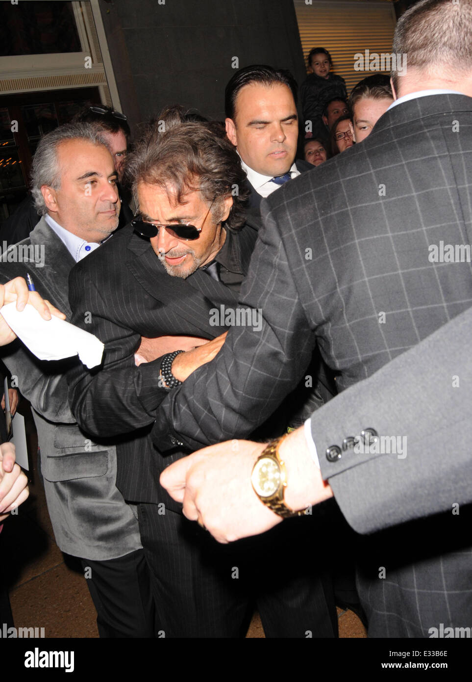 Celebrities leave The Ritz hotel Featuring: Al Pacino Where: London ...