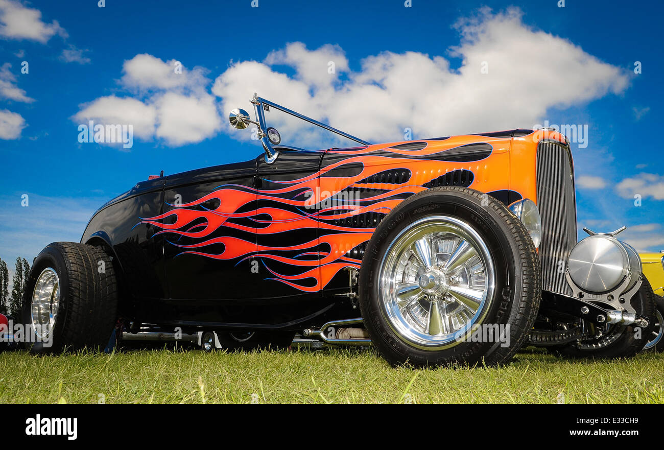 Billing Hot Rod Fun Run held at the Billing Aqua Drome. During a packed ...