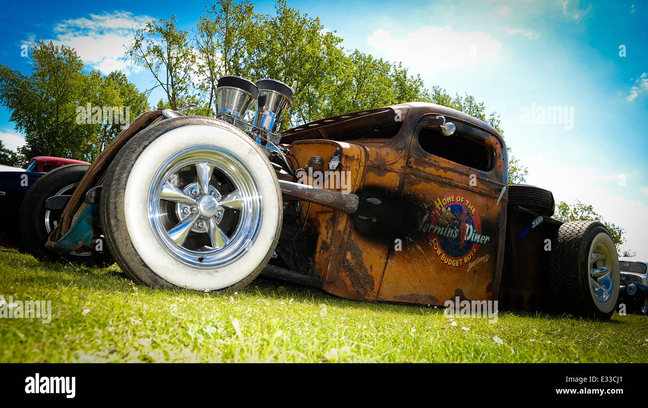 Billing Hot Rod Fun Run held at the Billing Aqua Drome. During a packed ...