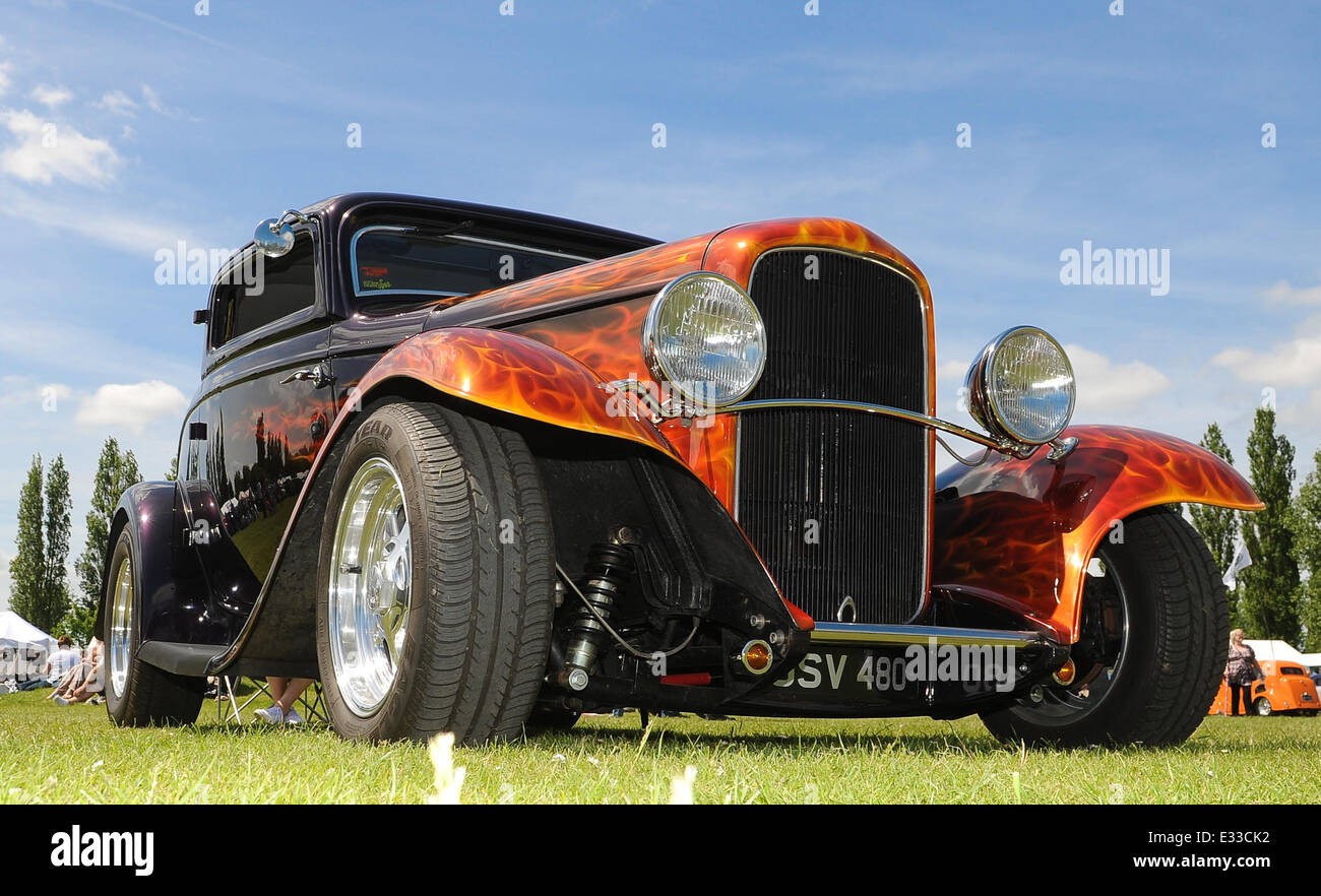 Billing Hot Rod Fun Run held at the Billing Aqua Drome. During a packed ...