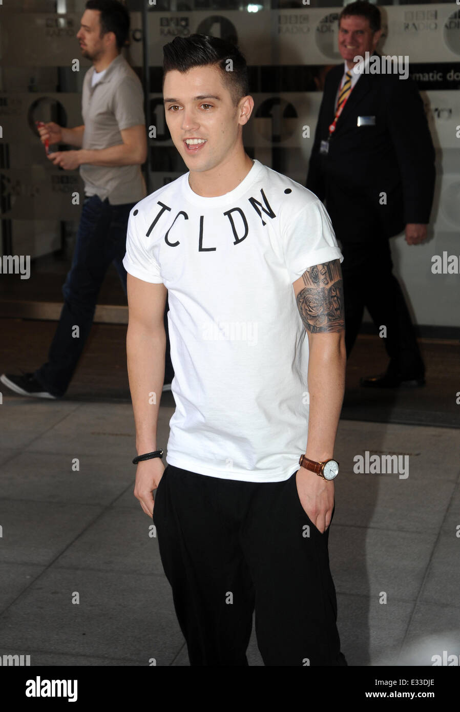 JJ Hamblett of Union J pictured at BBC Radio 1. Featuring: JJ Hamblett ...