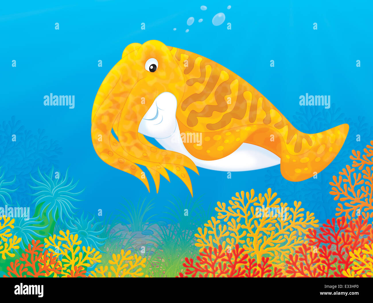 Devilfish cartoon hi-res stock photography and images - Alamy