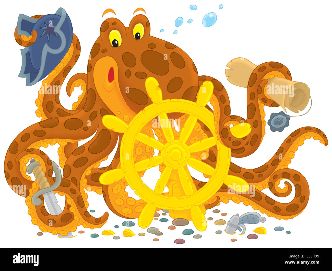Octopus map hi-res stock photography and images - Alamy