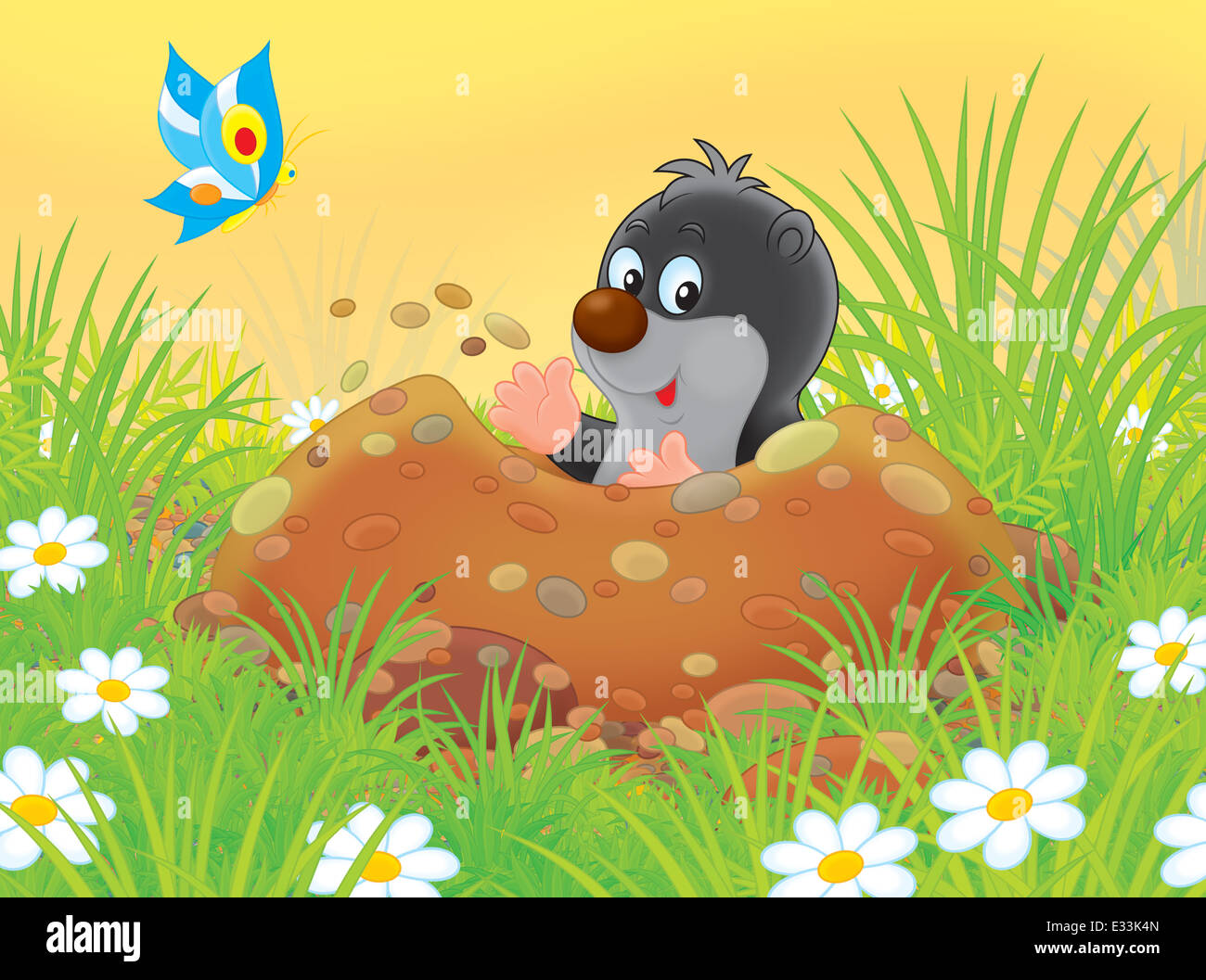 Cartoon mole hi-res stock photography and images - Alamy