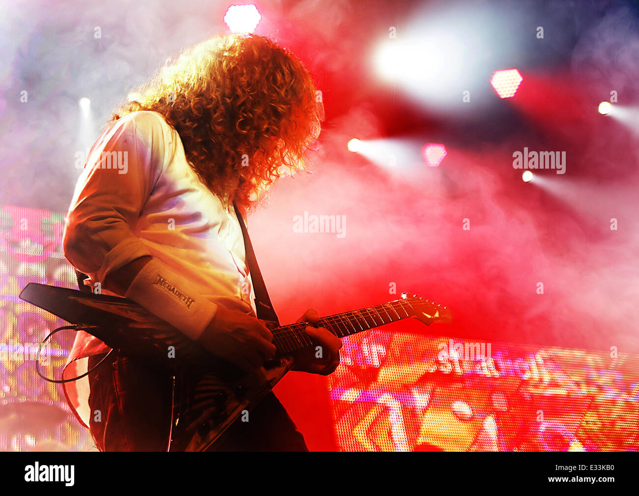Megadeth performing in concert at the Manchester Academy Featuring ...