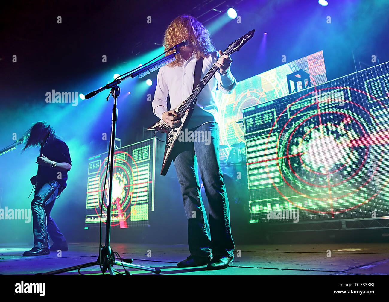 Megadeth performing in concert at the Manchester Academy Featuring ...