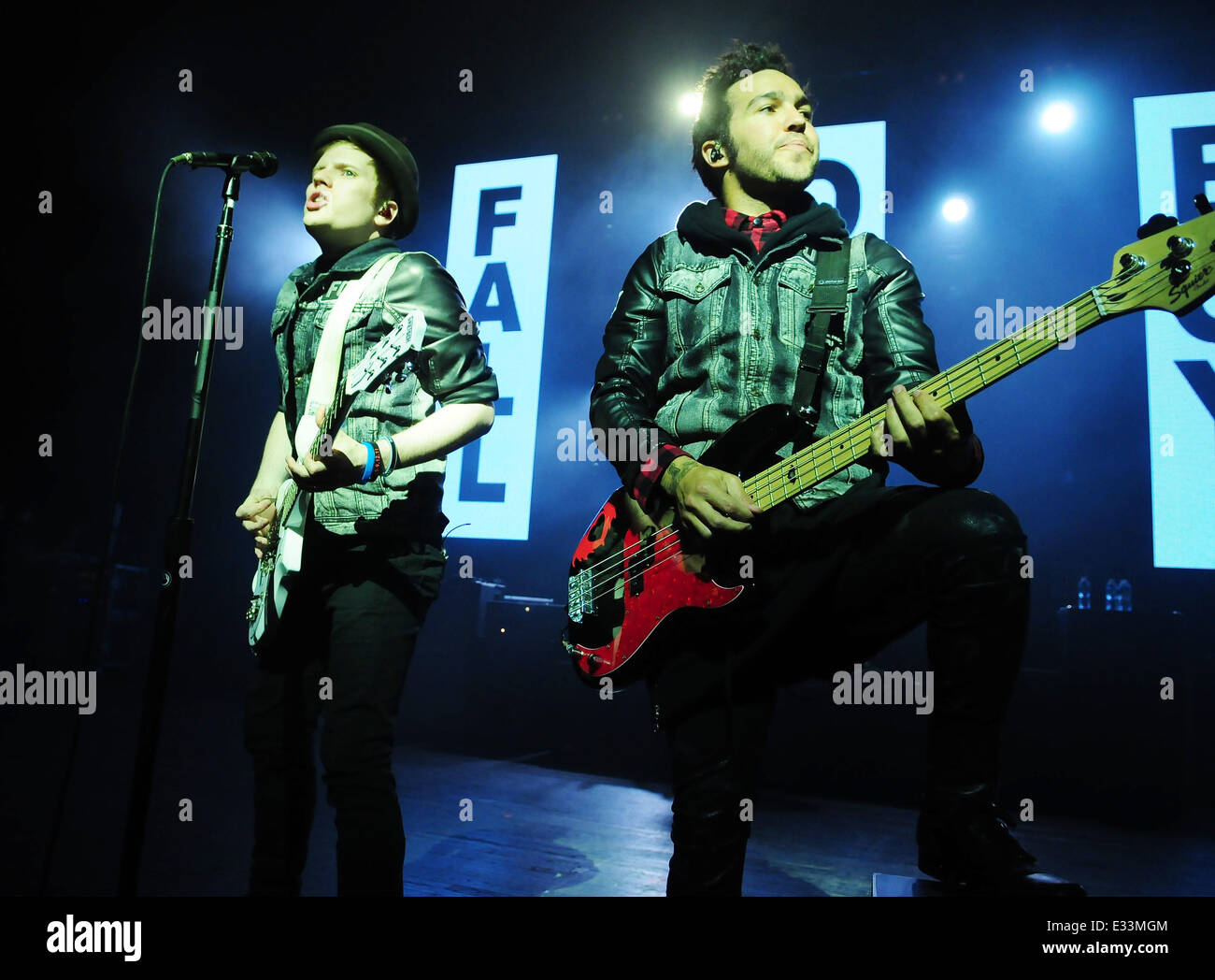 Rock band Fall Out Boy performs at the Jackie Gleason Theater Featuring ...