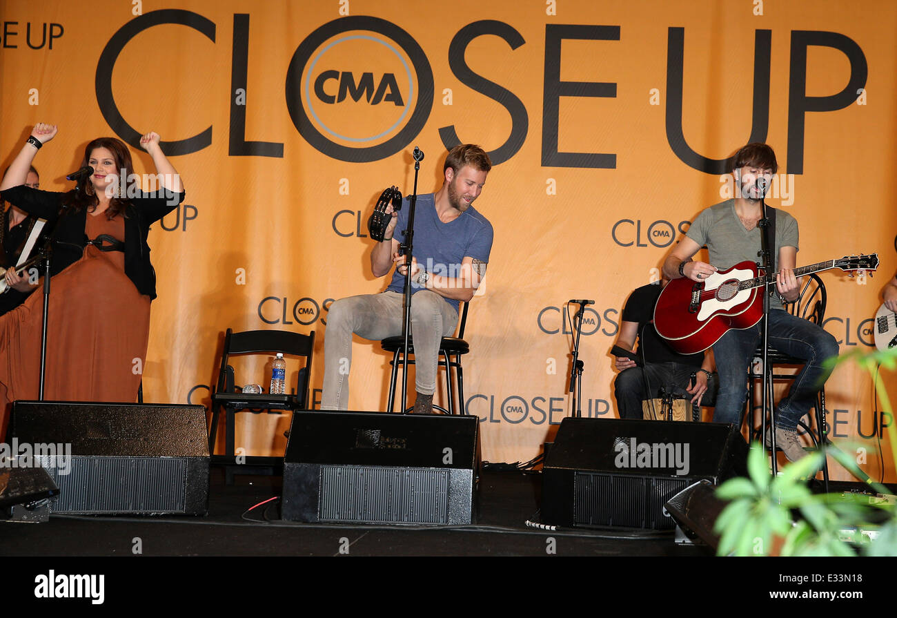 Lady Antebellum performs and answers audience questions from the CMA ...