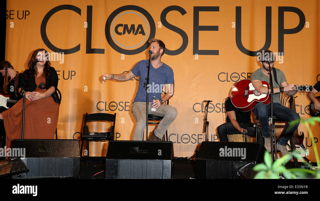Lady Antebellum performs and answers audience questions from the CMA ...