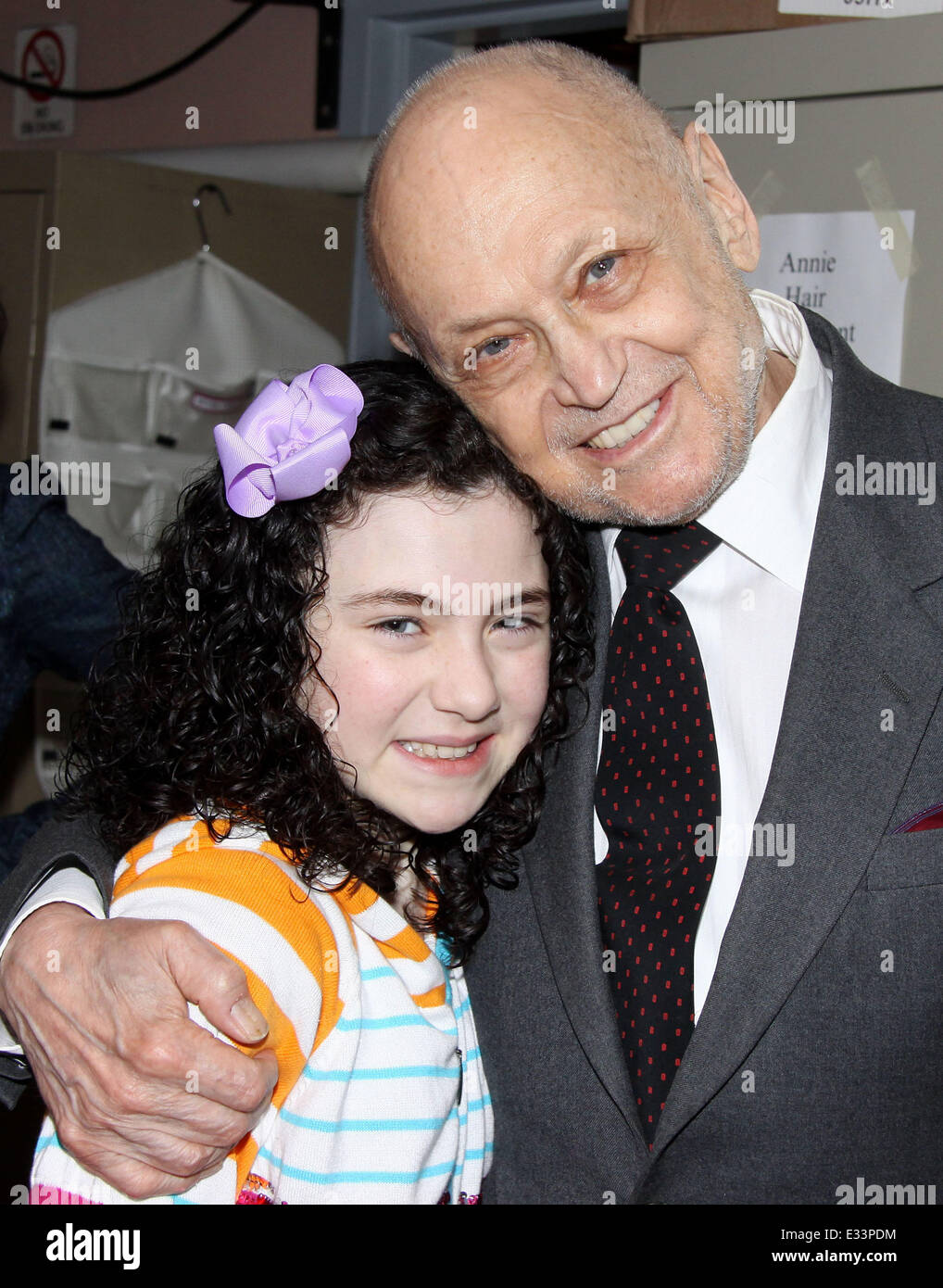 Charles Strouse's celebrates his 85th Birthday on backstage at the ...