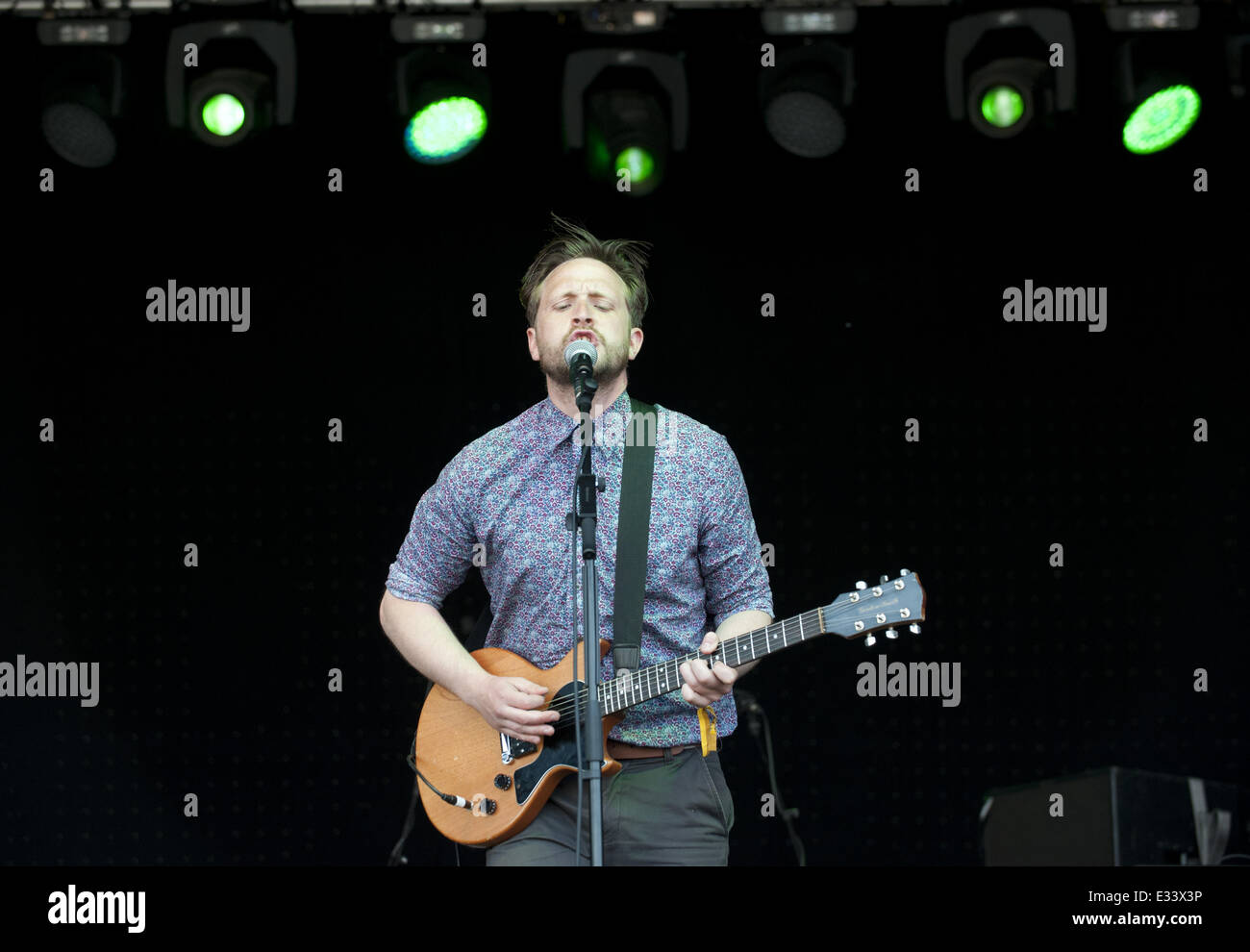 Futureheads play on the Main stage at Rockness festival Featuring ...