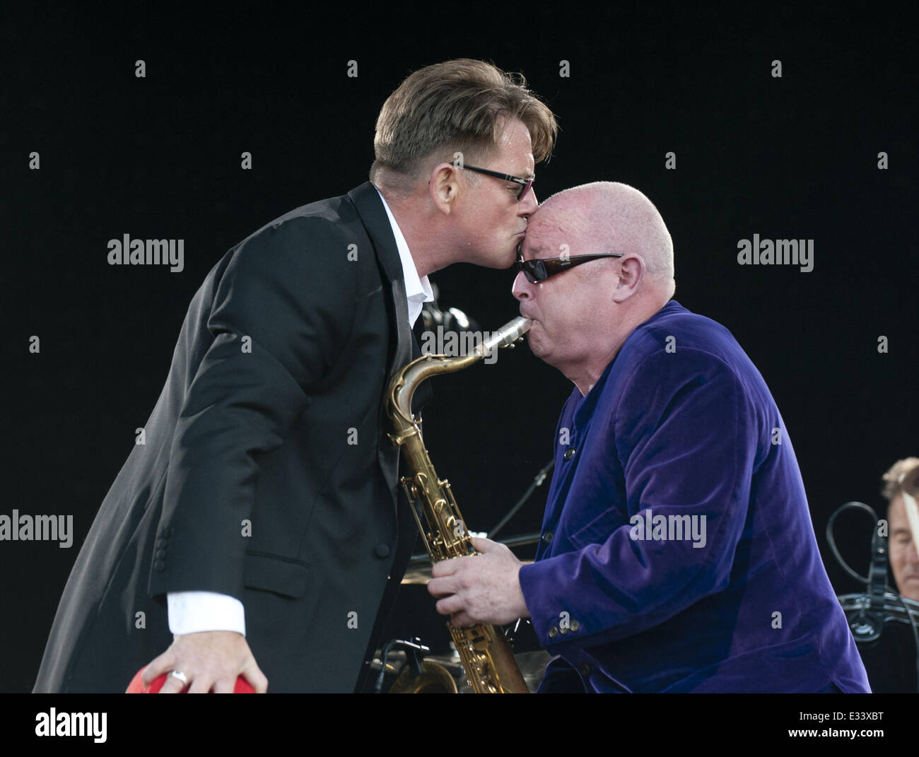 Madness perform on the main stage at Rockness Featuring: Madness Where ...