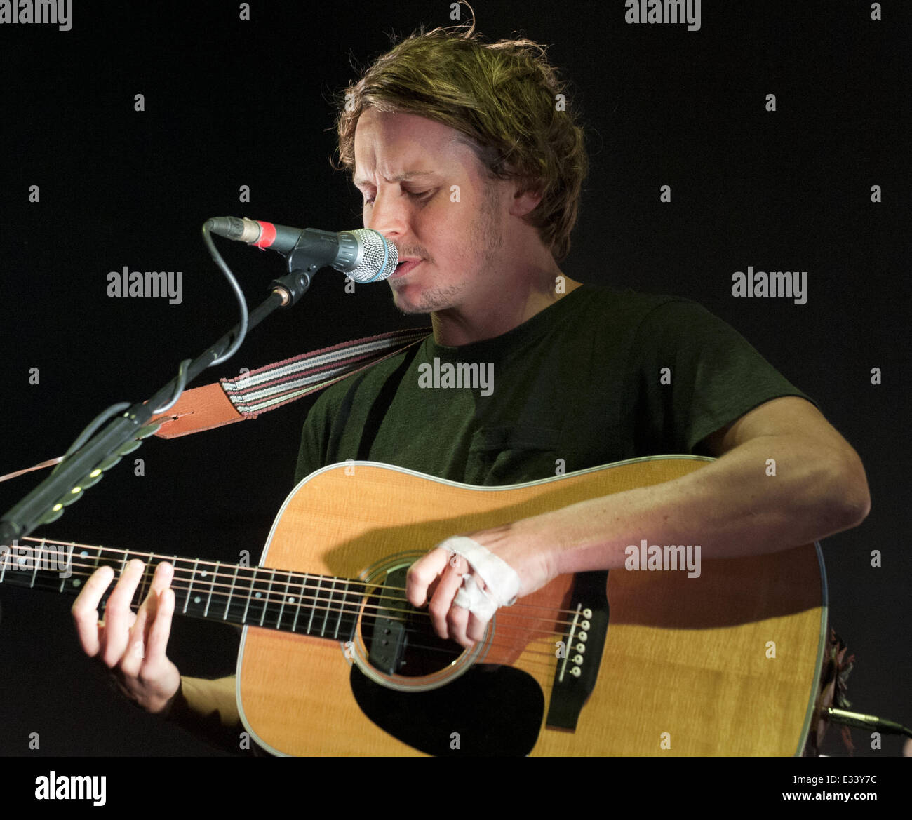 Ben Howard plays in the Golden Voice Areana, Rockness Featuring: Ben ...
