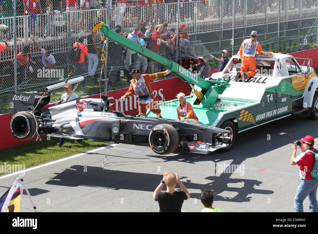 The Canadian Formula One Grand Prix at the Circuit Gilles Villeneuve in ...