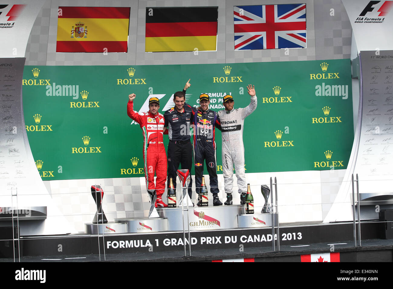 The Canadian Formula One Grand Prix at the Circuit Gilles Villeneuve in ...