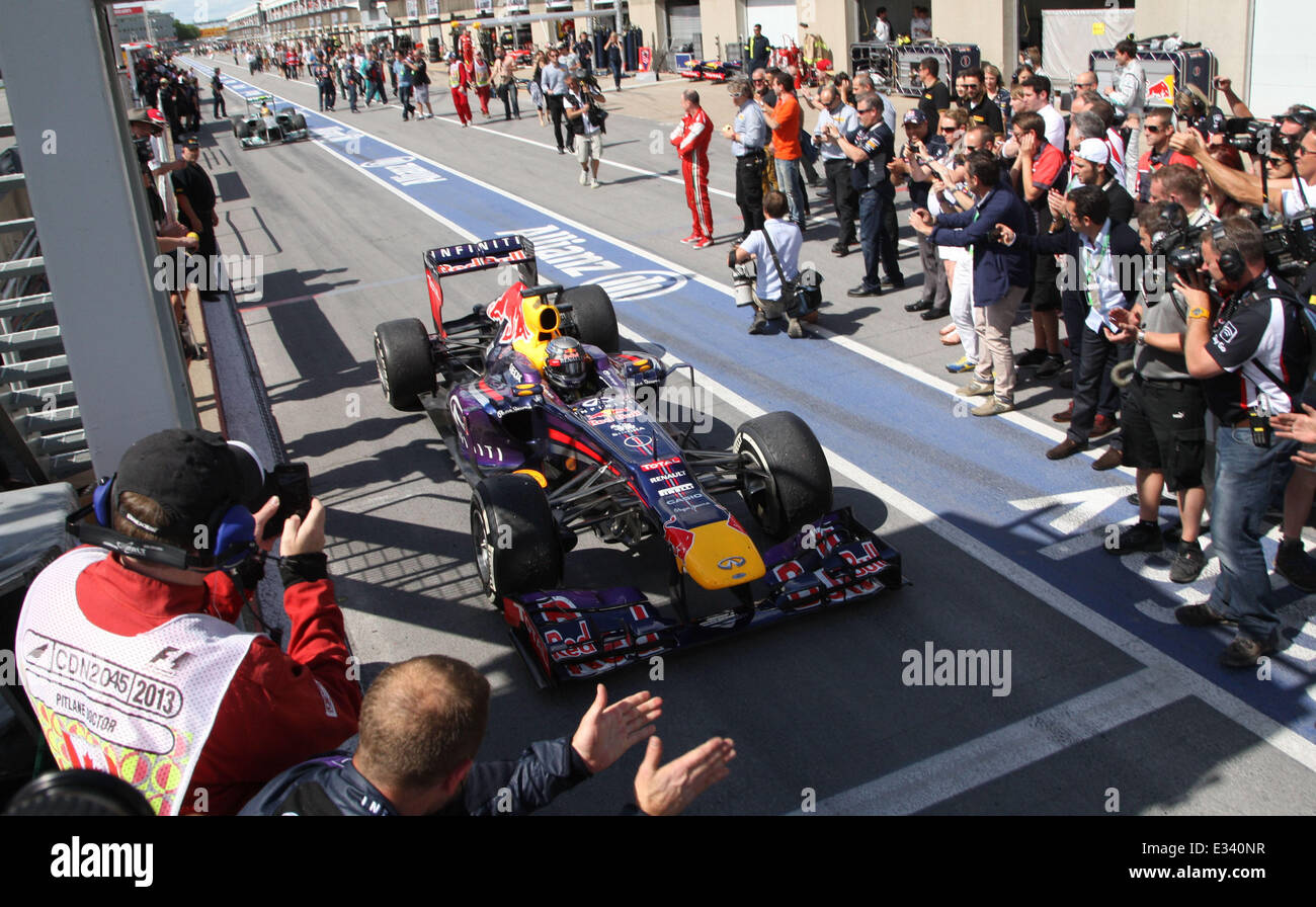 The Canadian Formula One Grand Prix at the Circuit Gilles Villeneuve in ...