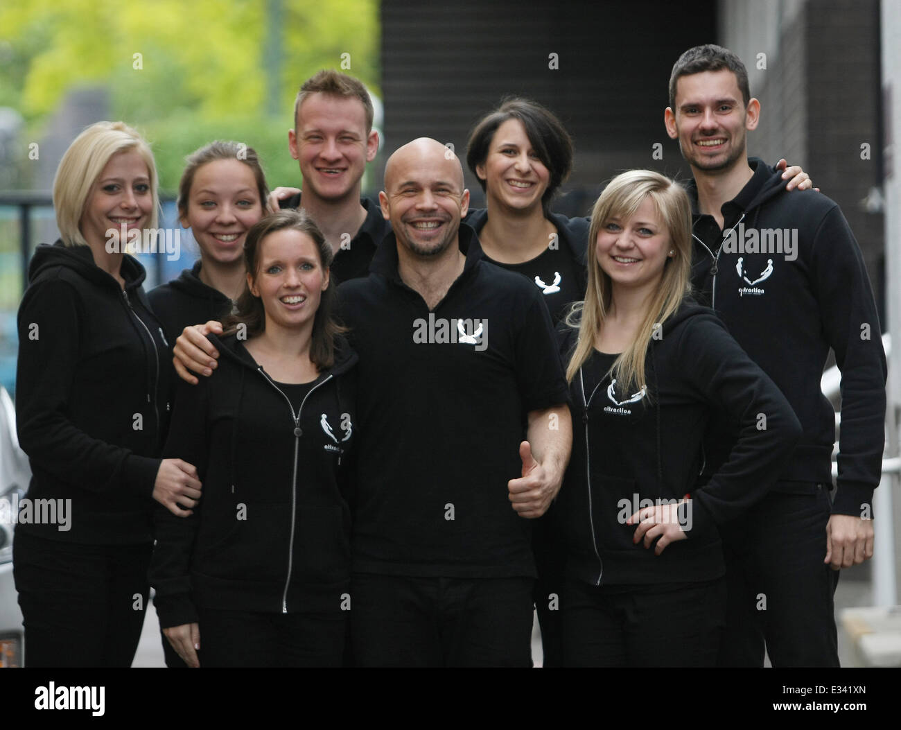 Celebrities outside the ITV Studios Featuring: Attraction Where: London ...