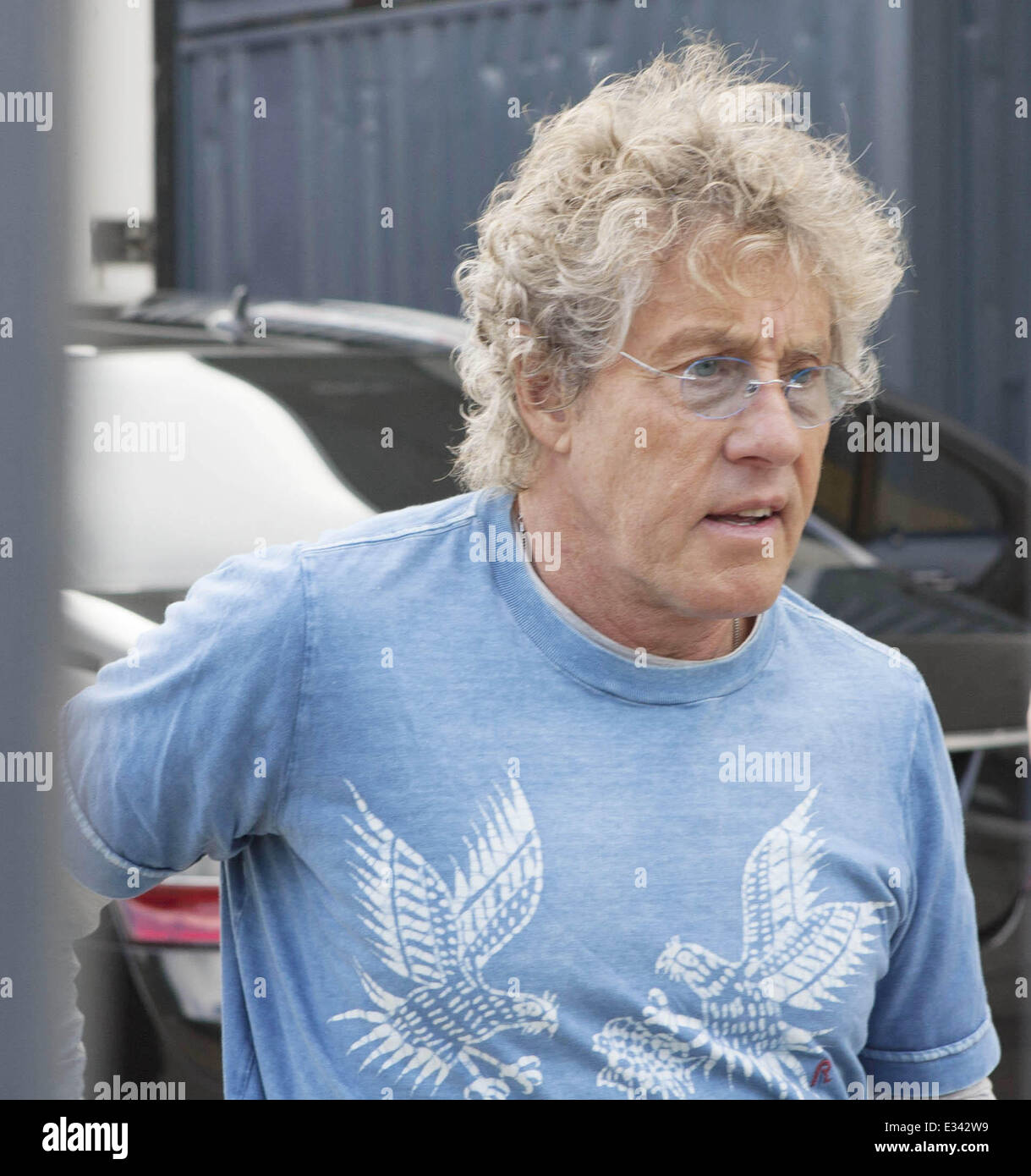 The Who arrive at the Odyssey Complex Arena in Belfast Featuring: Roger ...