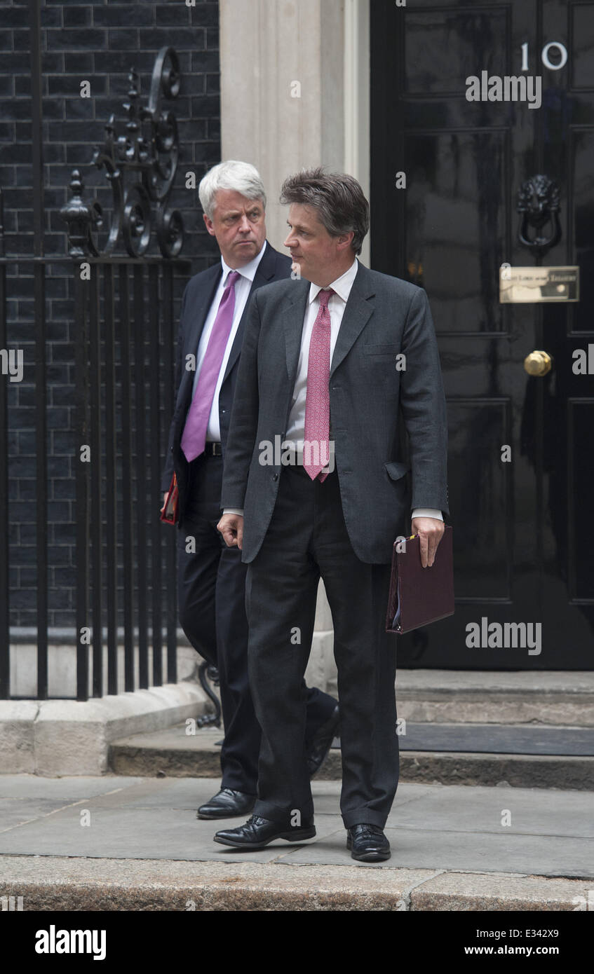 Politicians leave 10 Downing Street after a Cabinet meeting Featuring ...