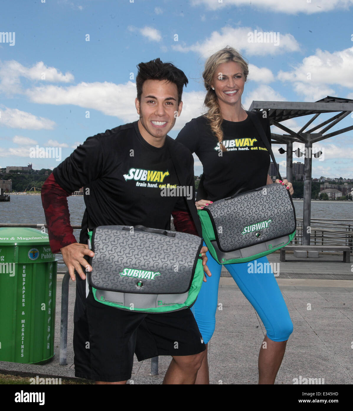 Gold medalist Apolo Ohno and sportscaster Erin Andrews introduce the ...