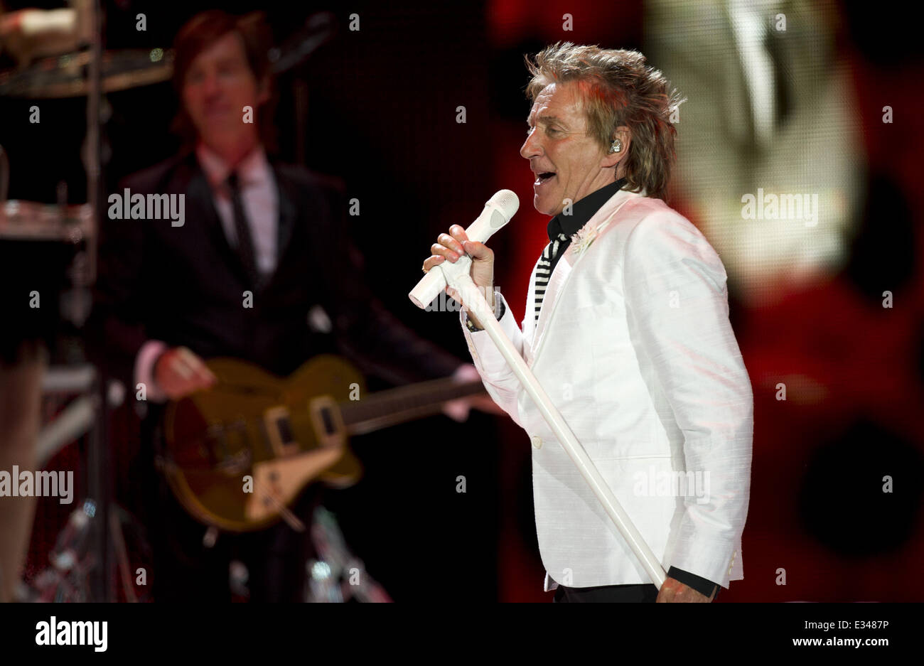 Rod Stewart performs in concert at the Ziggo Dome Featuring: Rod ...