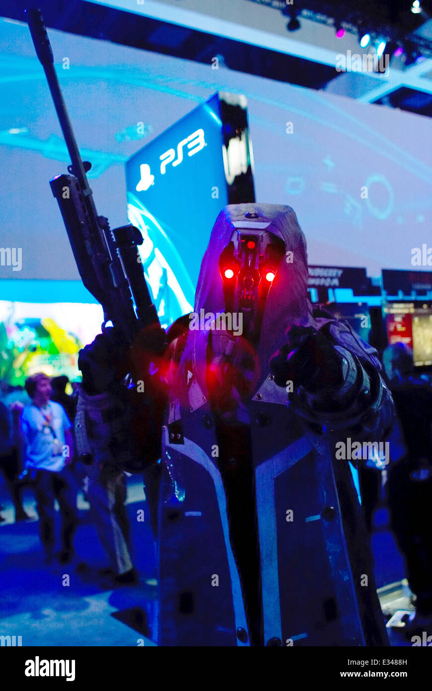 Colonel Radec, playstation character from the Killzone series at the E3 ...