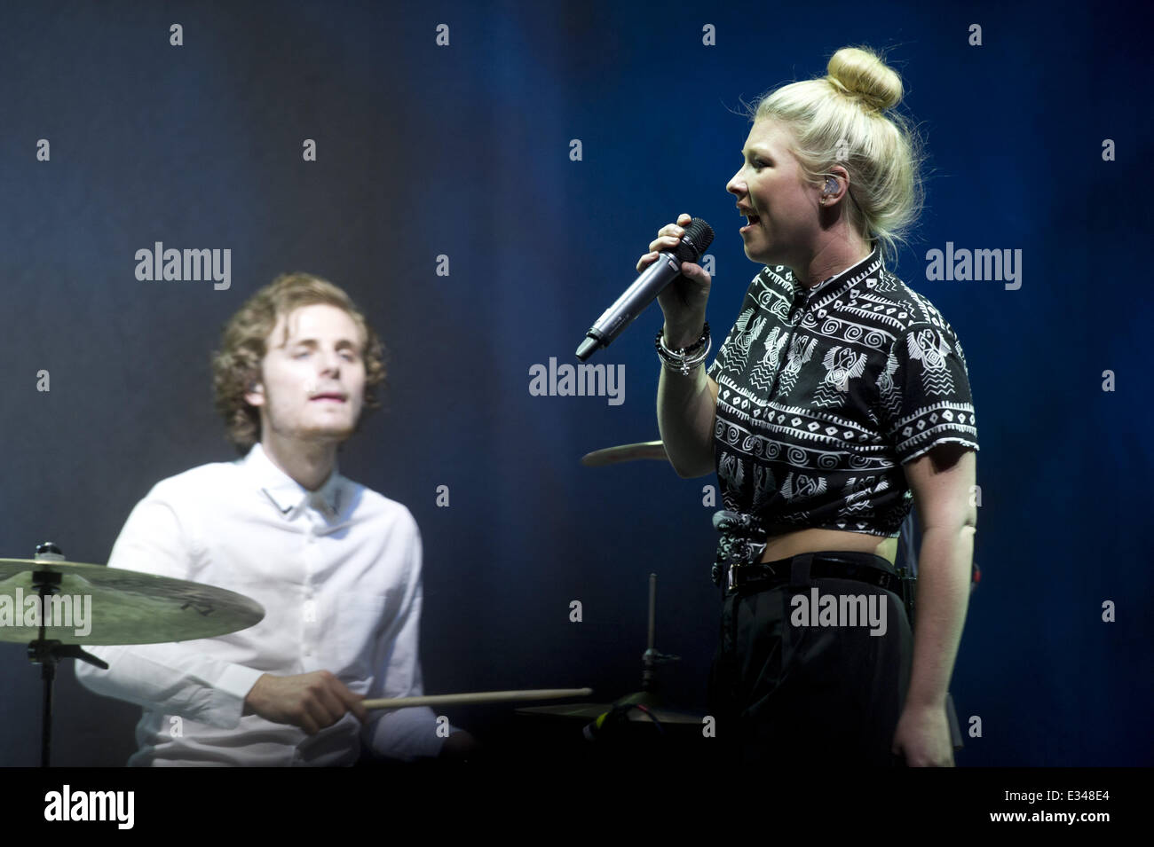 Moya performing live in concert at the Ziggo Dome Featuring: Moya Where ...